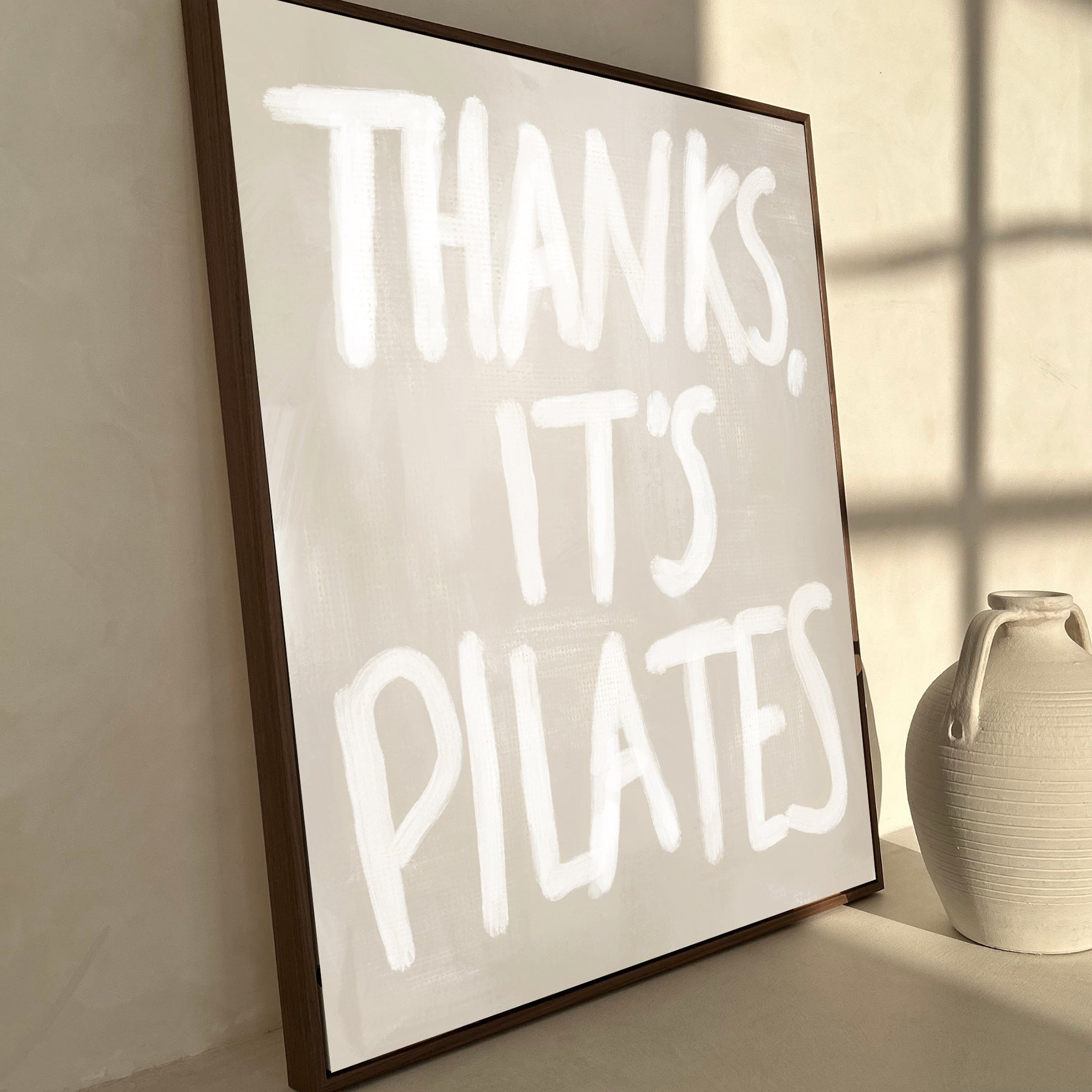 PILATES FRAMED CANVAS – The House Outfit