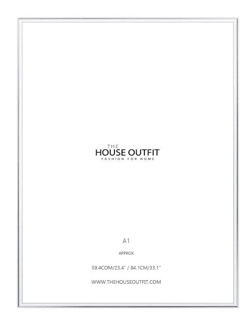 ALUMINIUM SILVER A1 FRAME | The House Outfit