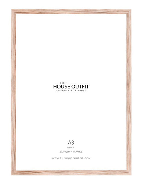 OAK WOOD STYLE A3 FRAME | The House Outfit